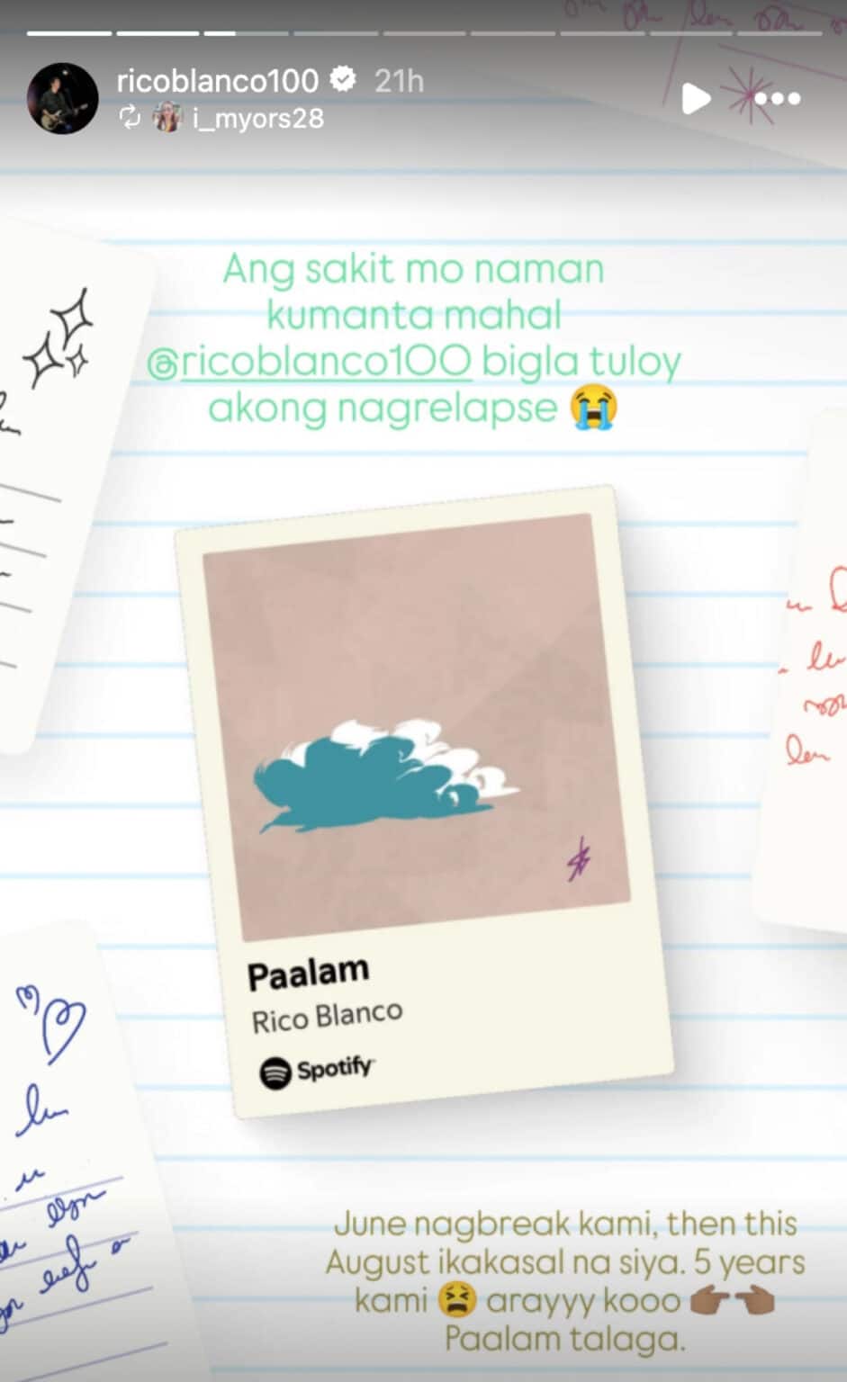 Rico Blanco bids farewell to 'friend' in new song 'Paalam'