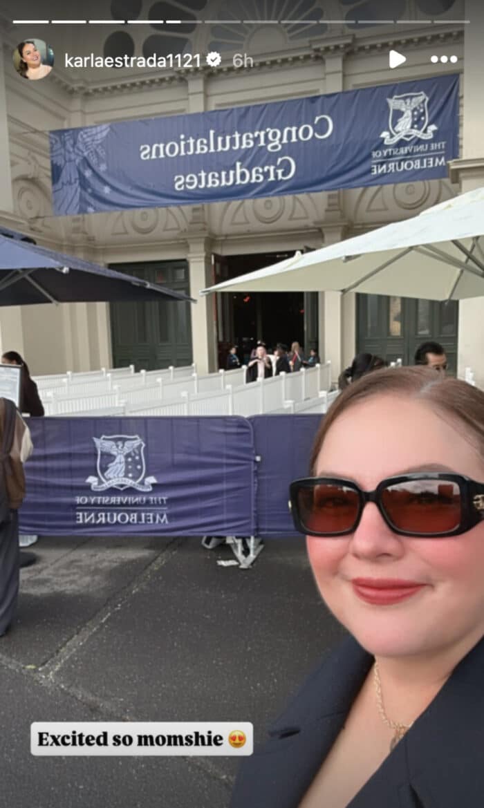 Karla Estrada attends daughter Magui’s graduation in Australia