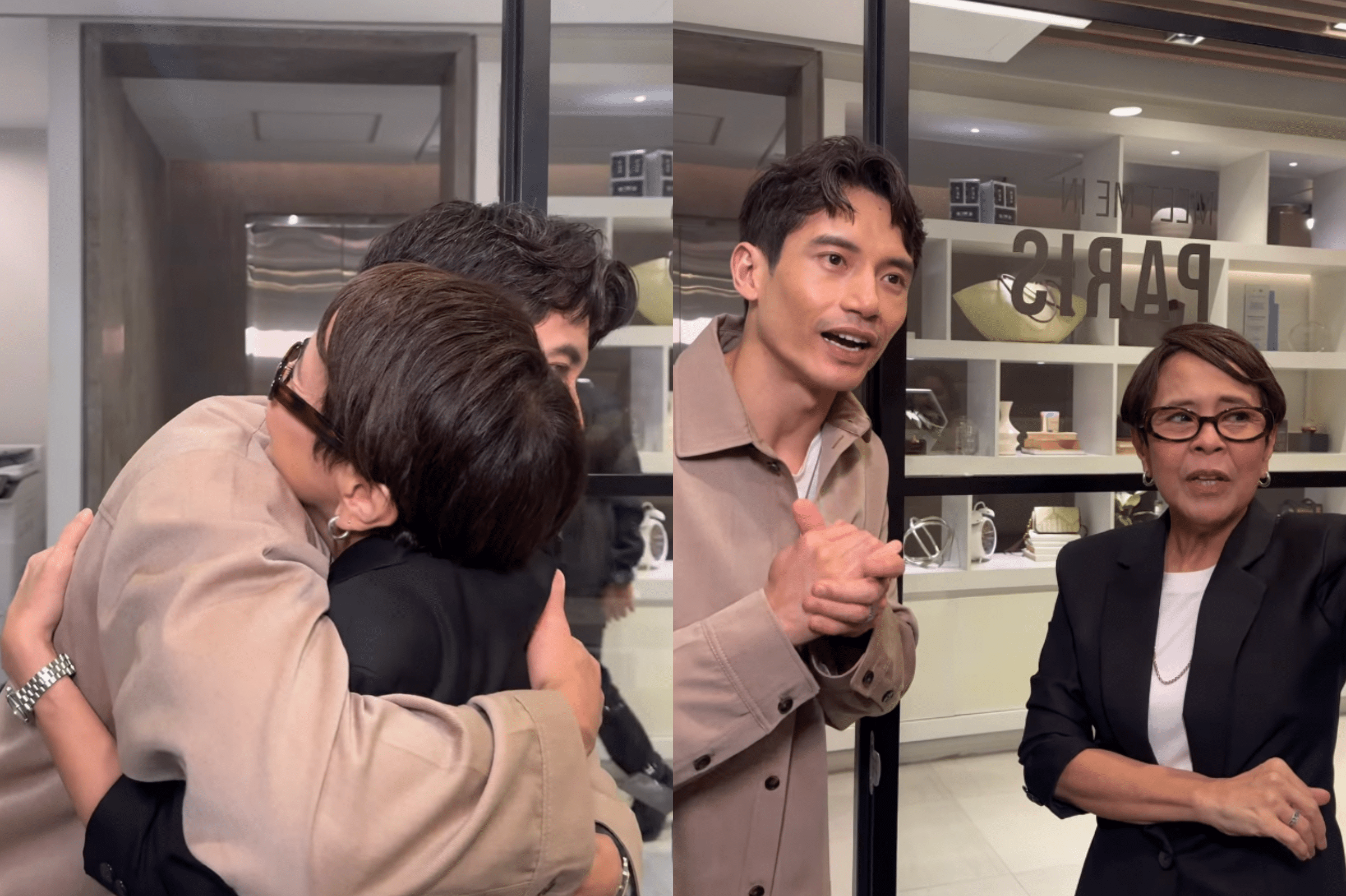 Manny Jacinto, Dolly de Leon meet, exchange hugs