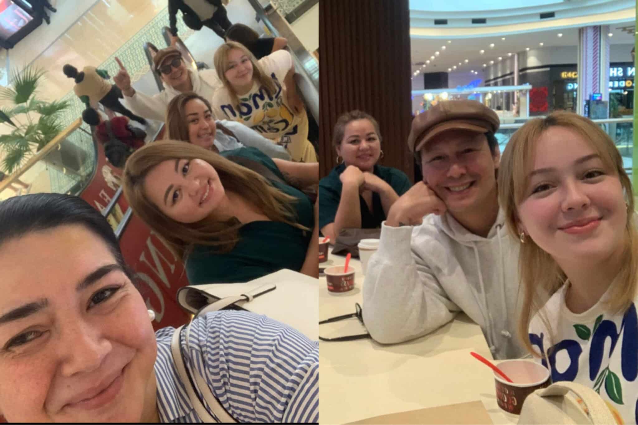 Nadia Montenegro, Baron Geisler together on daughter's birthday