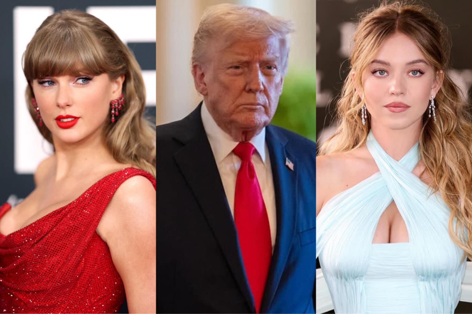 Donald Trump takes dig at Taylor Swift, praises Sydney Sweeney