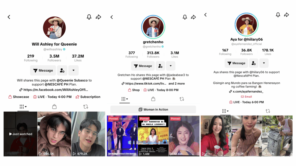 From stars to farmers: Why Will Ashley, Gretchen Ho, and Aya Fernandez gave up TikTok for a day