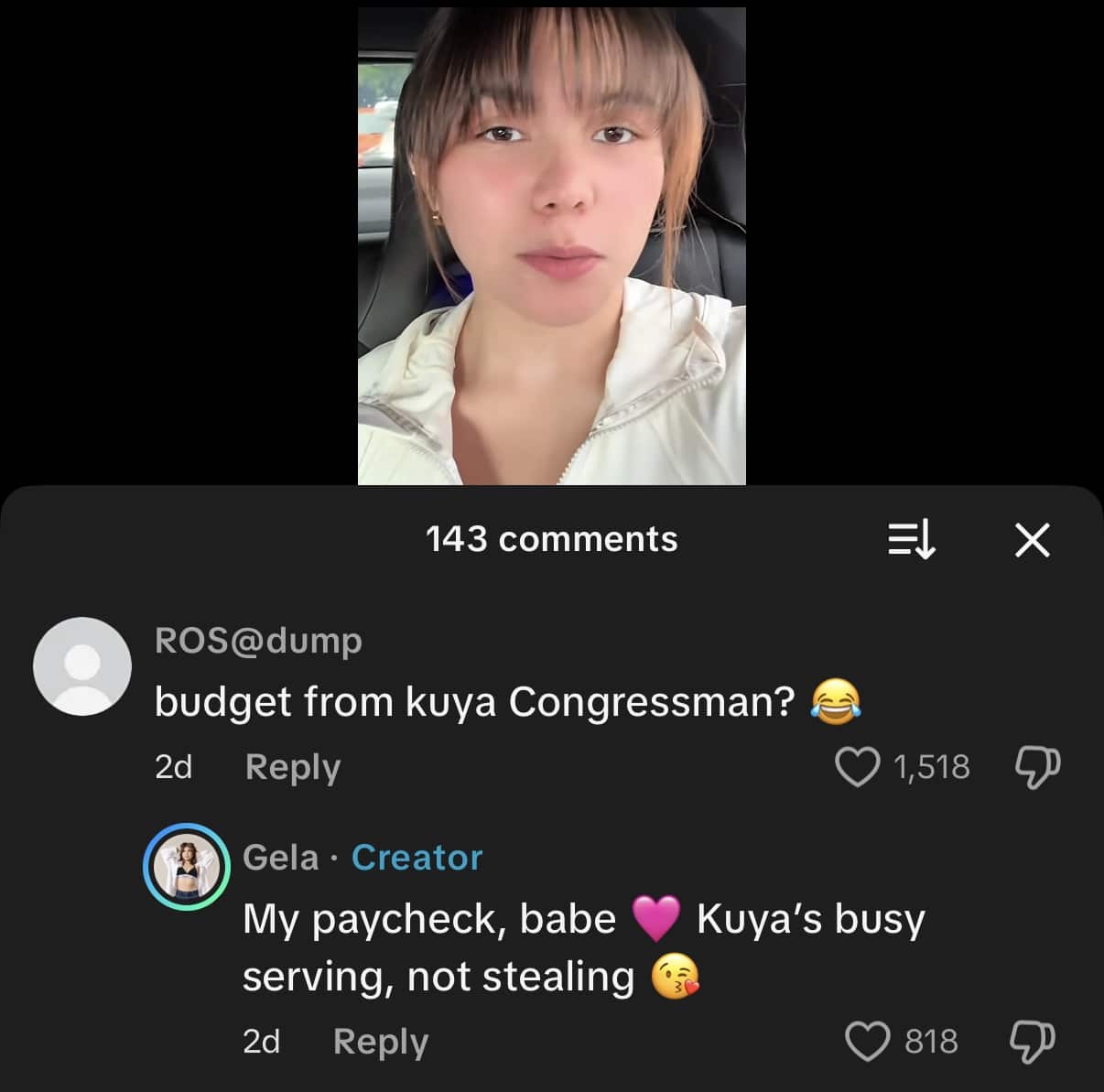 Gela Atayde stands up for her Kuya Arjo