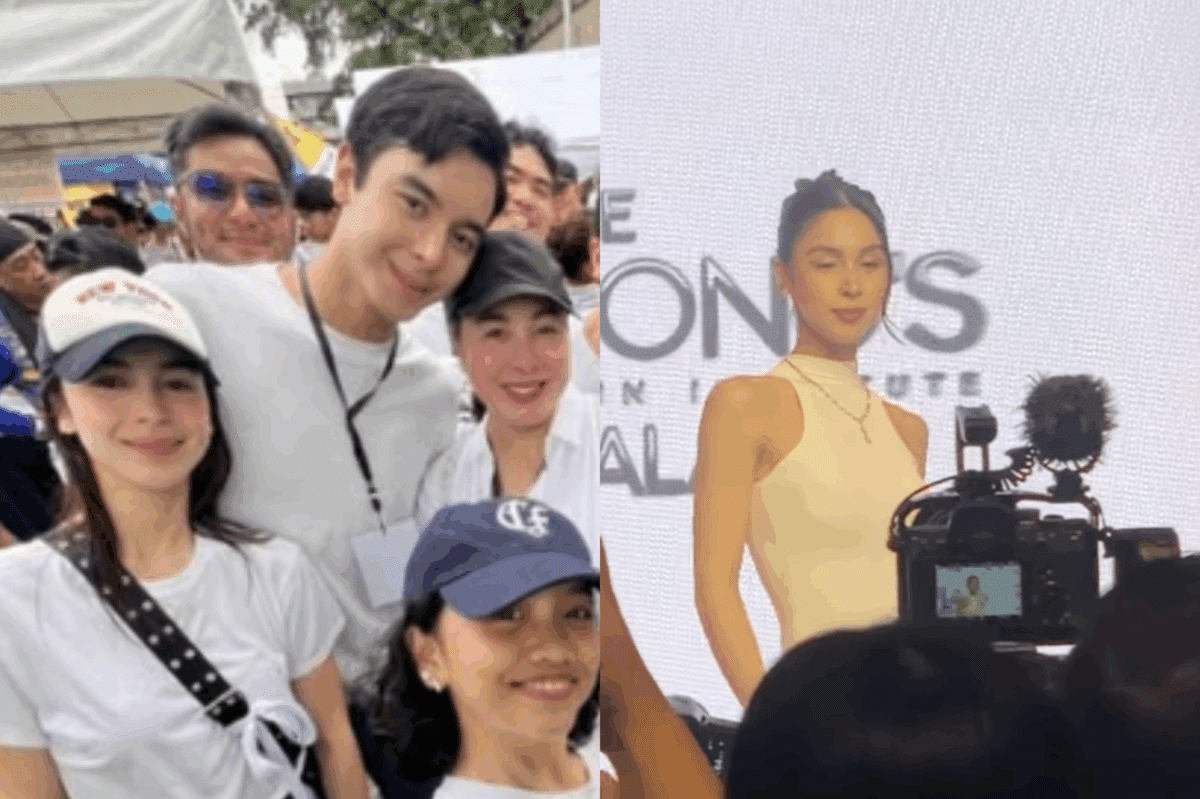 Julia Barretto joins Edsa rally, then attends Taguig event