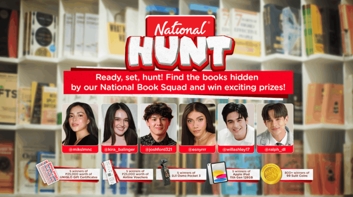 National Book Store launches the National Hunt with PBB Celebrity ...