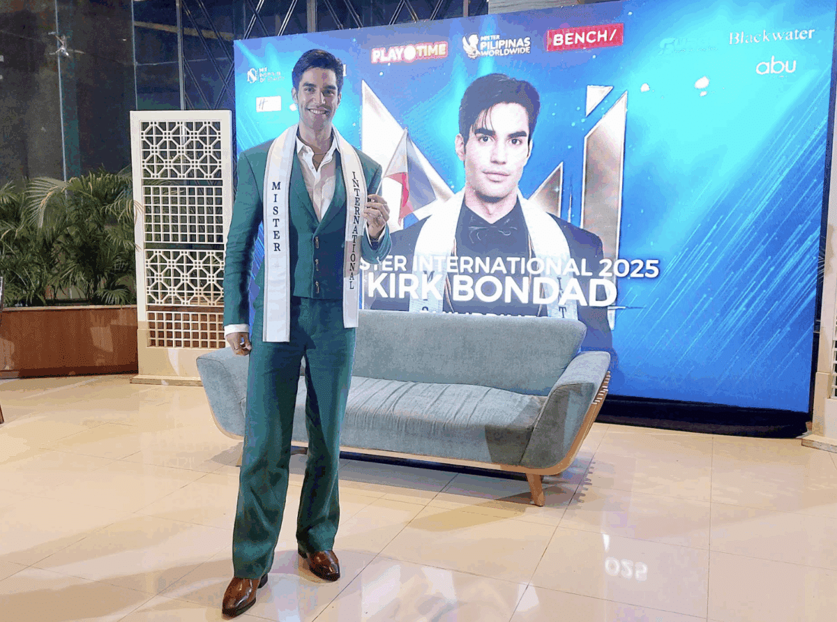 Kirk Bondad on Mister International, IG follow from Ricky Martin