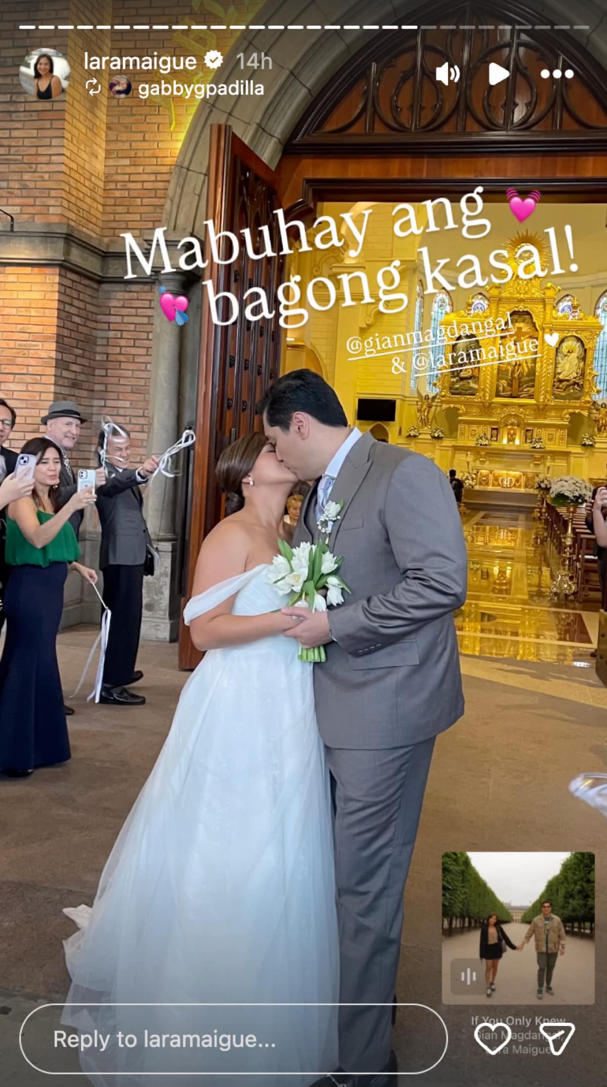 Gian Magdangal, Lara Maigue drop new song on wedding day