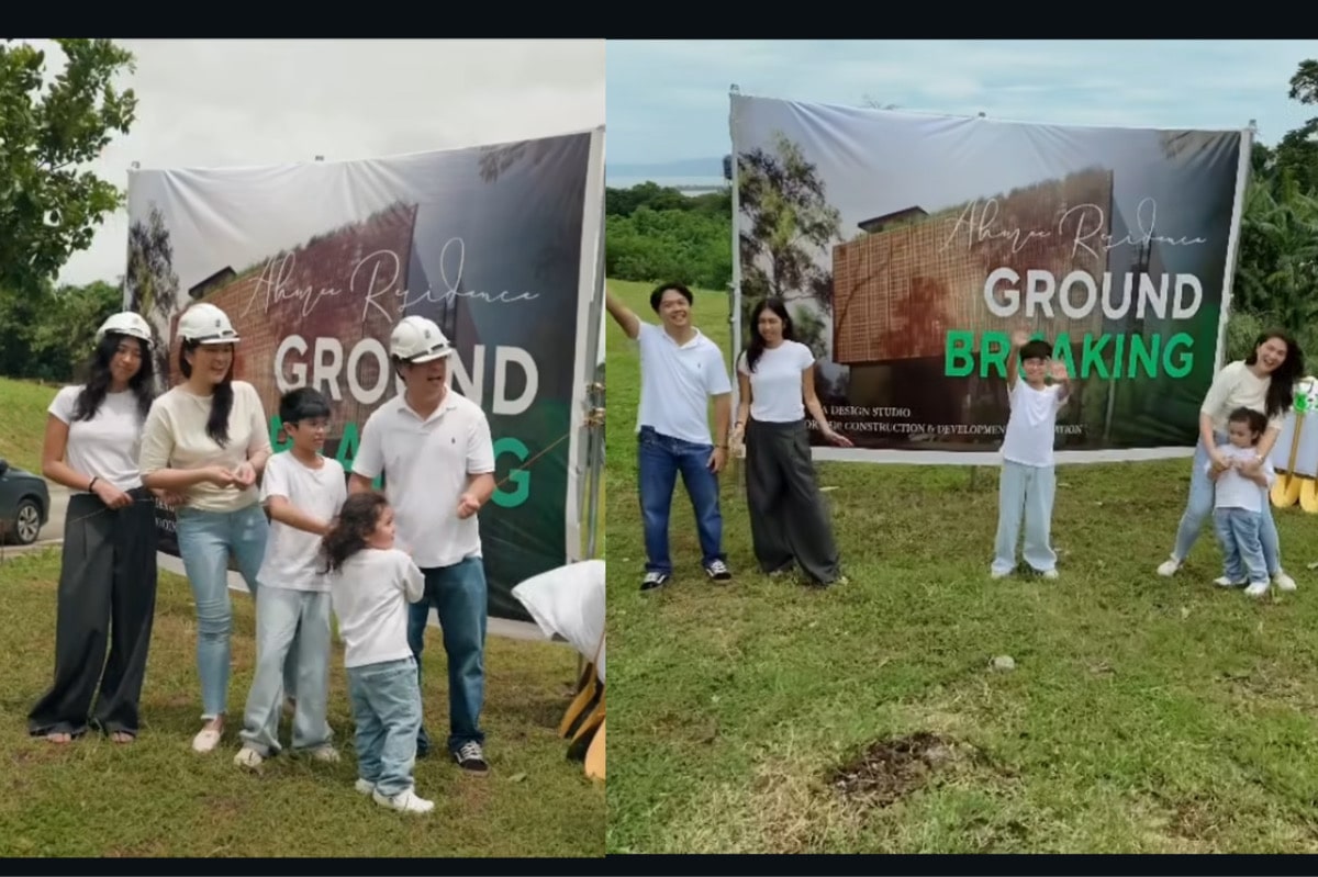 Dimples Romana begins construction of family’s dream home