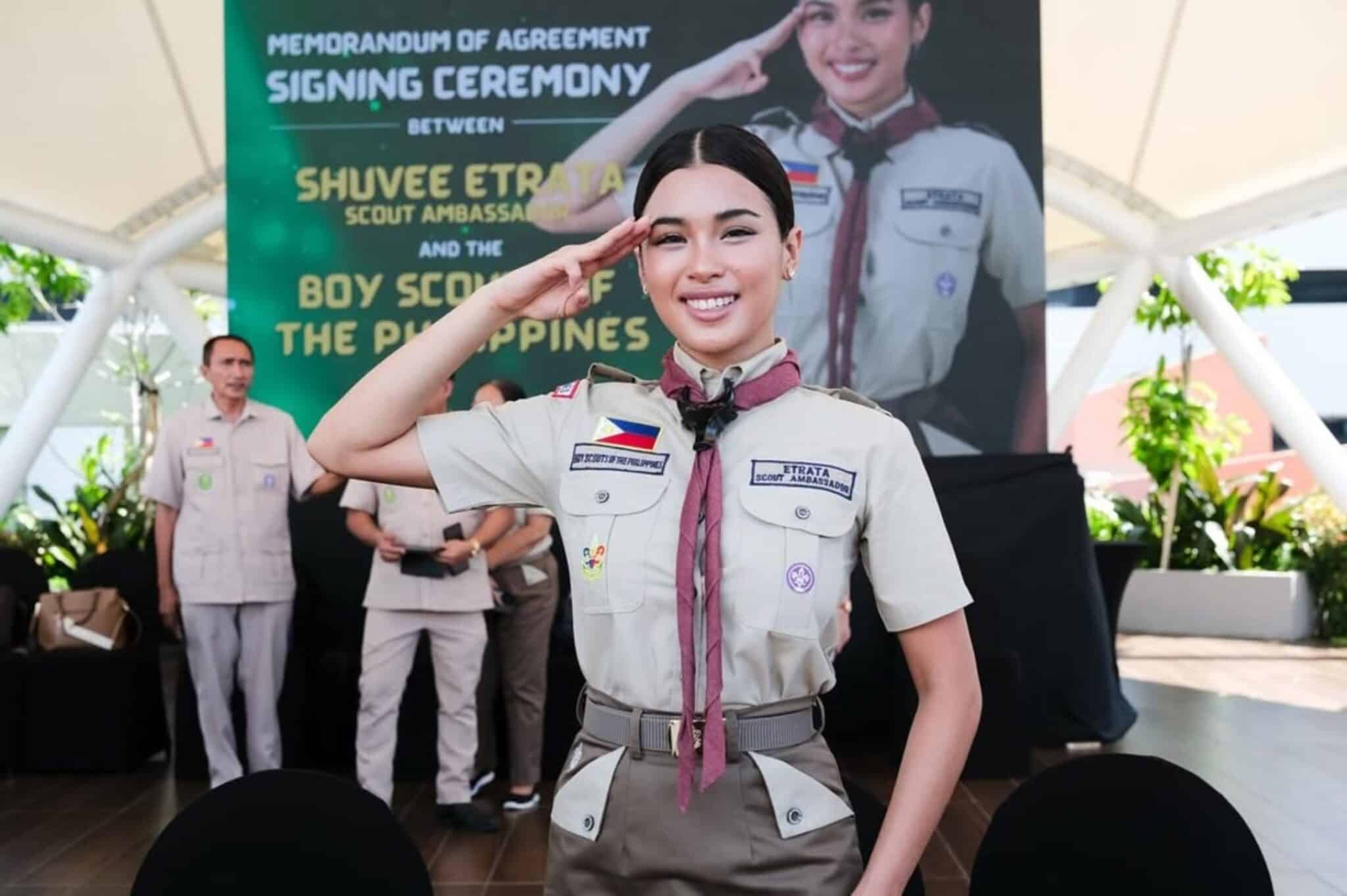 ‪Shuvee Etrata named first female scout ambassador of BSP
