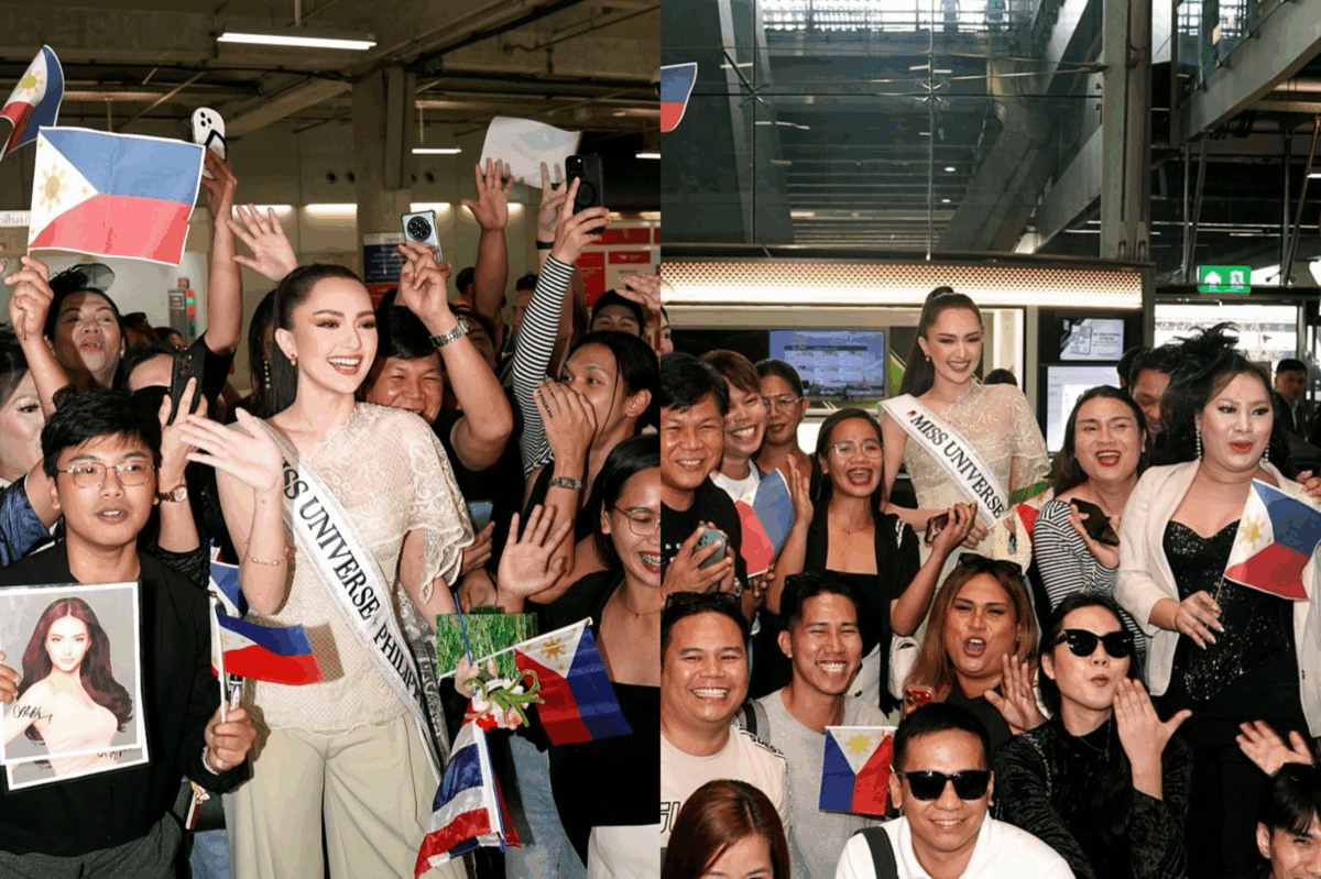 Miss Universe 2025: Ahtisa Manalo greeted by fans in Thailand