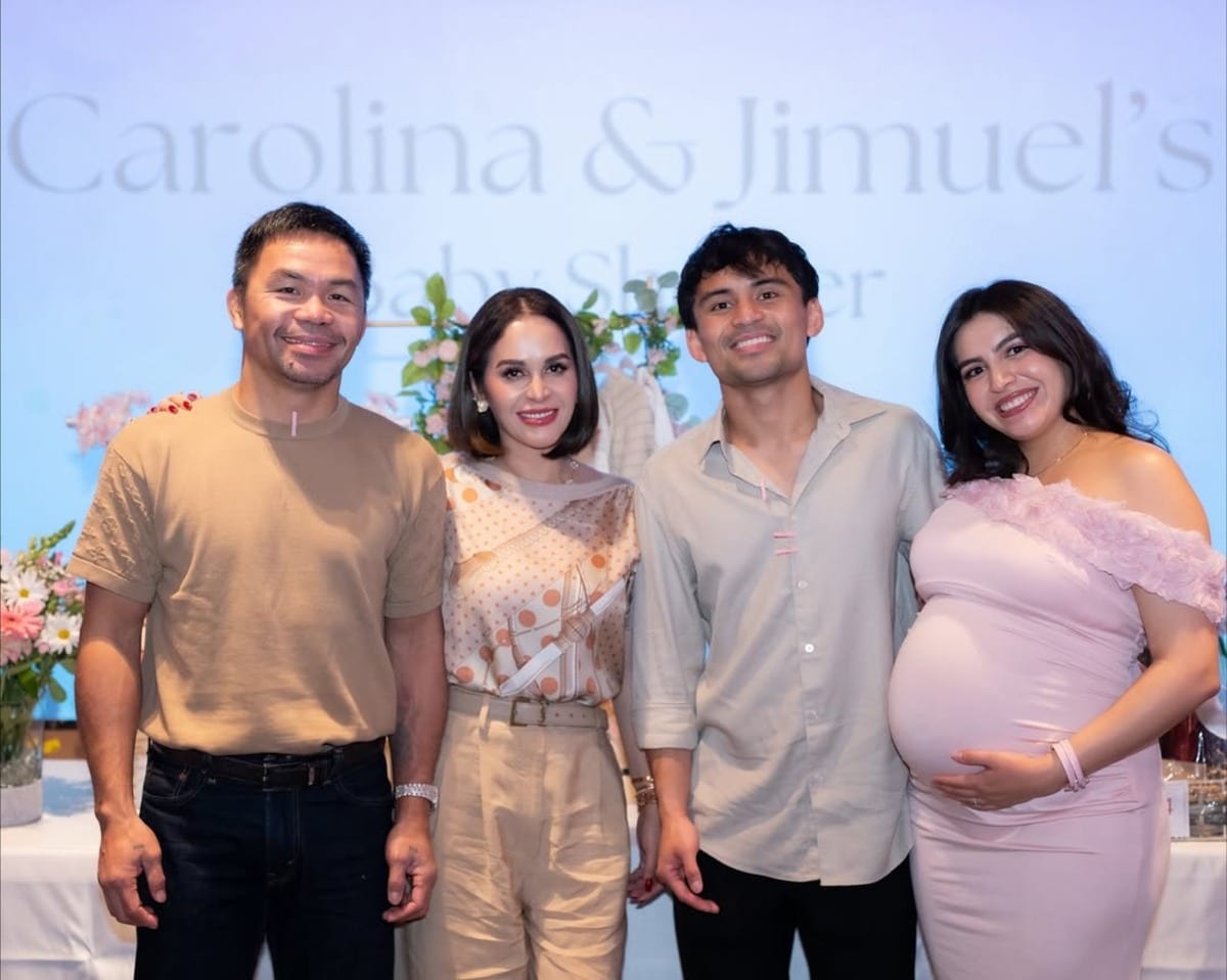 Jimuel Pacquiao, partner Carolina treated to baby shower