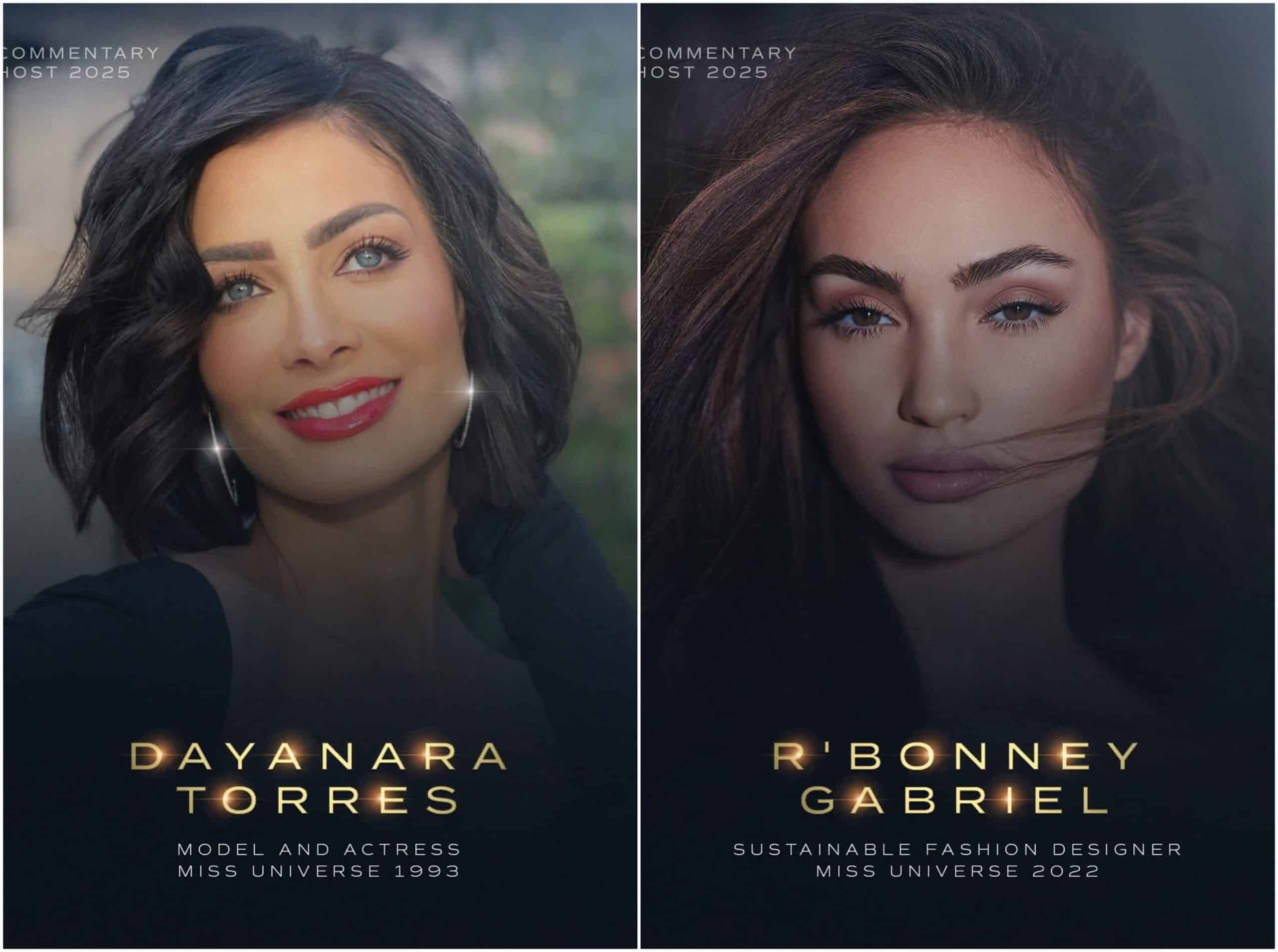 Dayanara Torres, R'Bonney Gabriel to grace Miss Universe 2025
