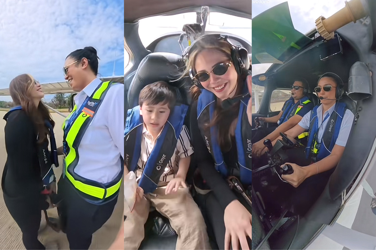 Klea Pineda flies plane with Janella Salvador, Jude as passengers