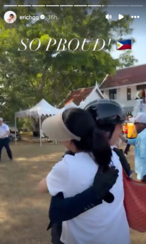 Erich Gonzales supports husband, sis-in-law at SEA Games 2025