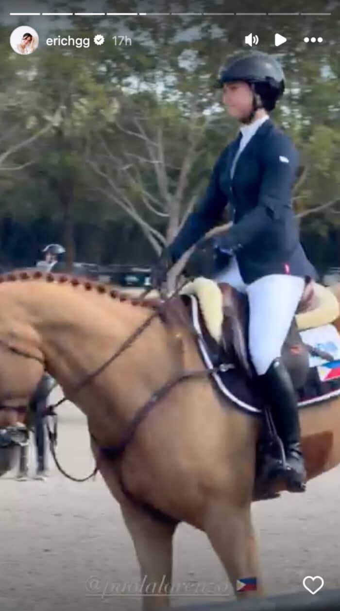 Erich Gonzales supports husband, sis-in-law at SEA Games 2025