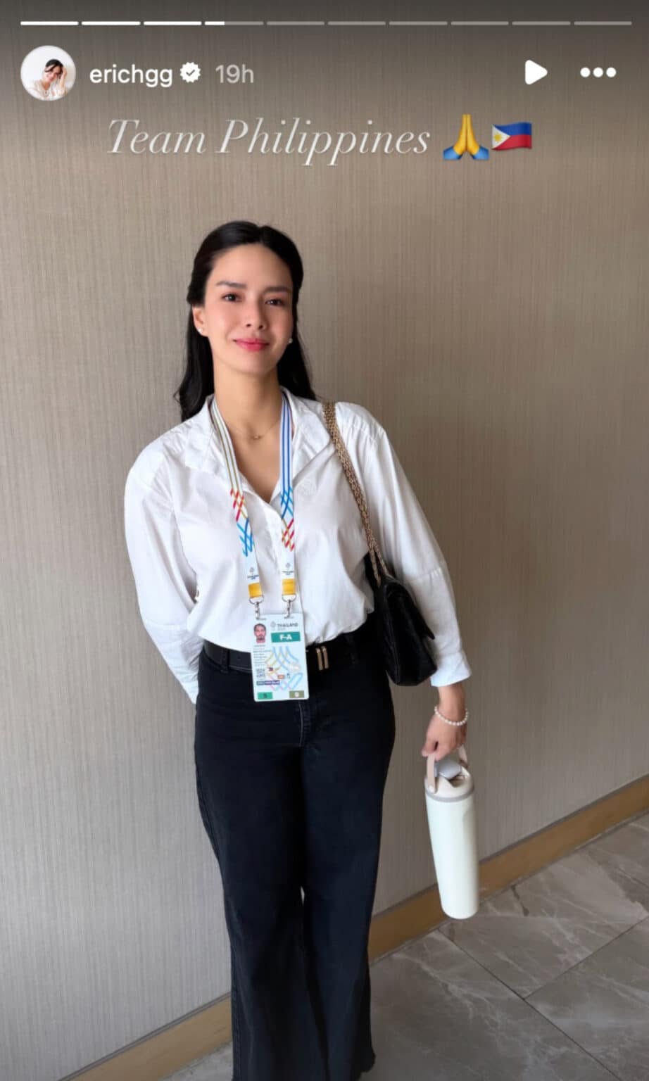 Erich Gonzales supports husband, sis-in-law at SEA Games 2025