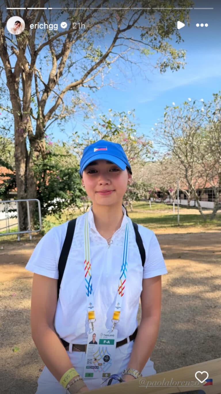 Erich Gonzales supports husband, sis-in-law at SEA Games 2025