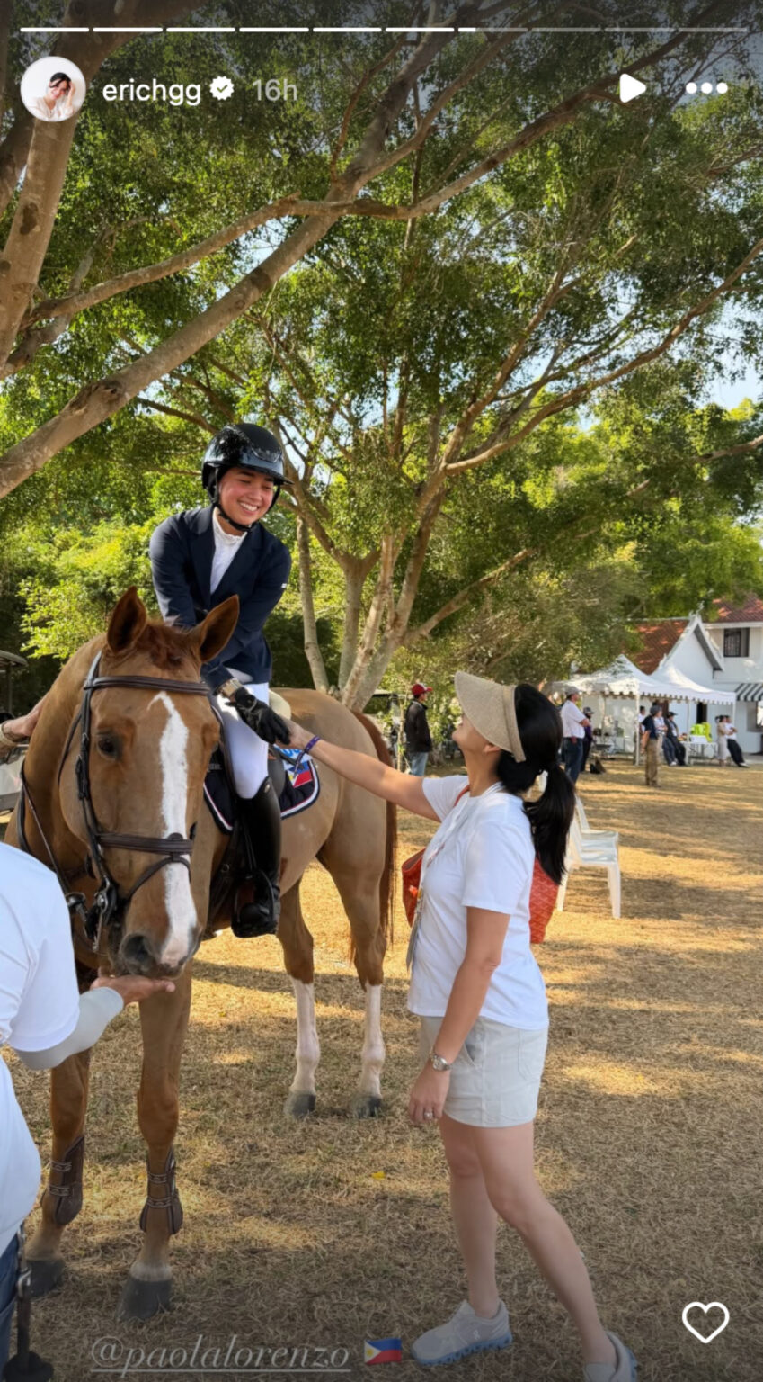 Erich Gonzales supports husband, sis-in-law at SEA Games 2025