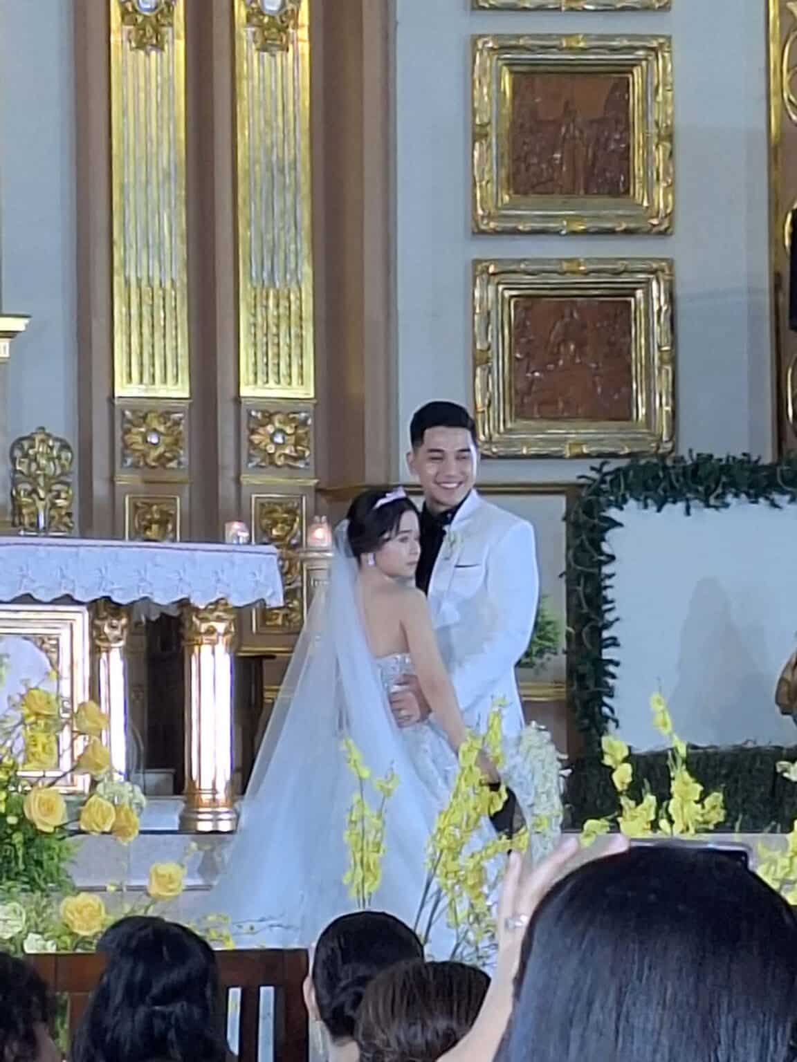 Kiray, Stephan Estopia say ‘I do’ at church ceremony