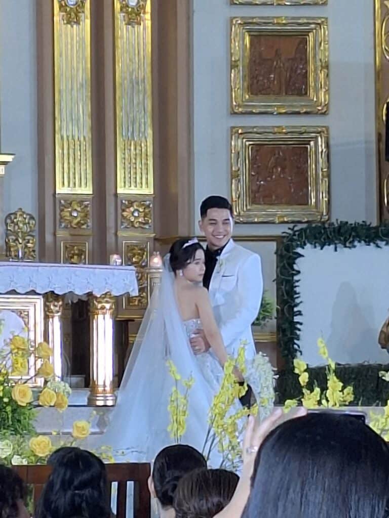 Kiray, Stephan Estopia say ‘I do’ at church ceremony