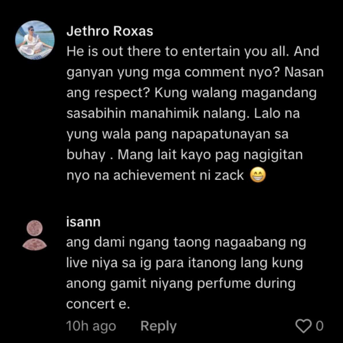 Zack Tabudlo addresses 'foul' comments after UST performance