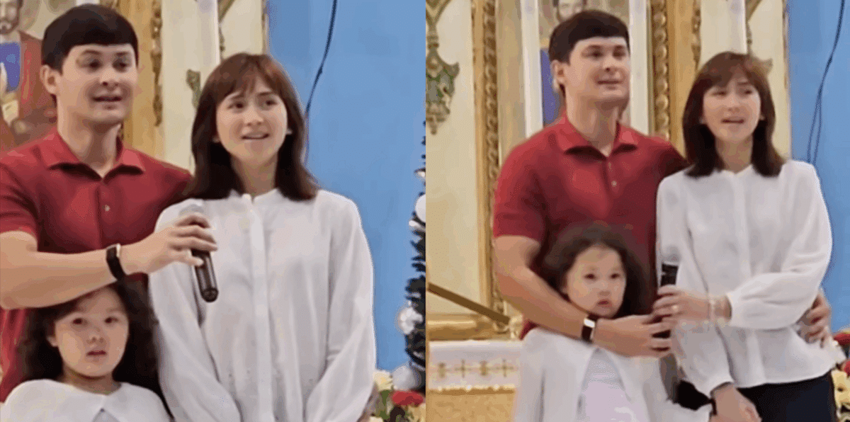 Sarah Geronimo, Matteo Guidicelli surprise churchgoers