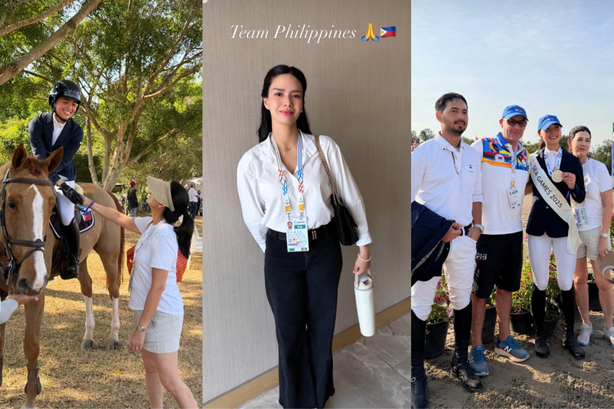 Erich Gonzales supports husband, sis-in-law at SEA Games 2025