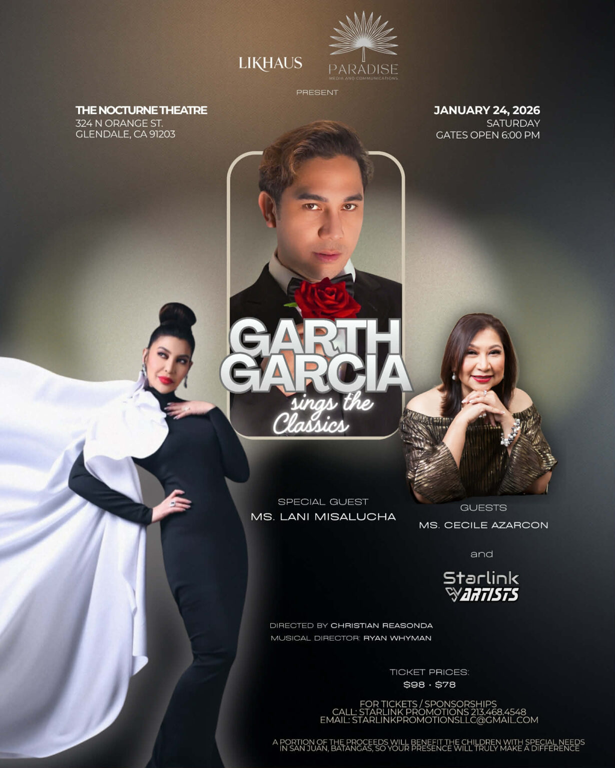 Garth Garcia collaborates with Lani Misalucha, Cecile Azarcon