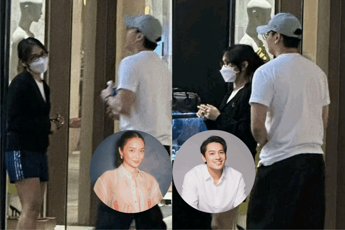 Kathryn Bernardo, Mark Alcala seen together at shopping mall