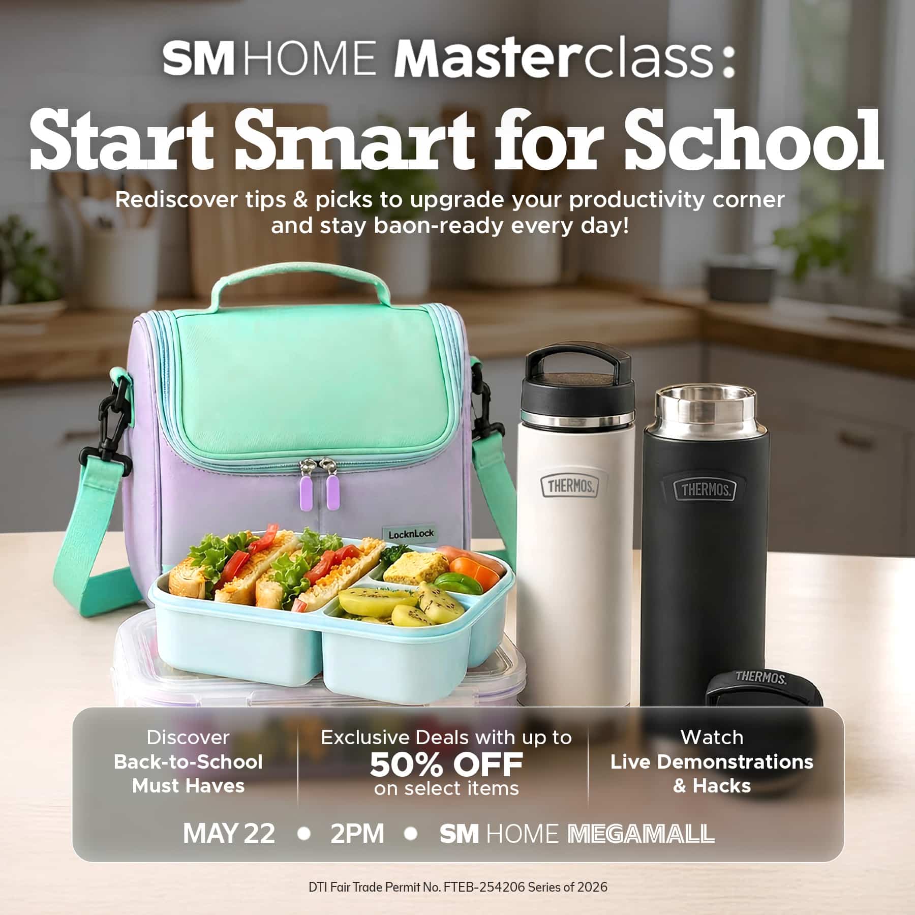 SM Home brings back-to-school season home with May Masterclass at Megamall