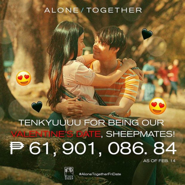 ‘Alone/Together’ makes P61 million in 2 days | Inquirer Entertainment